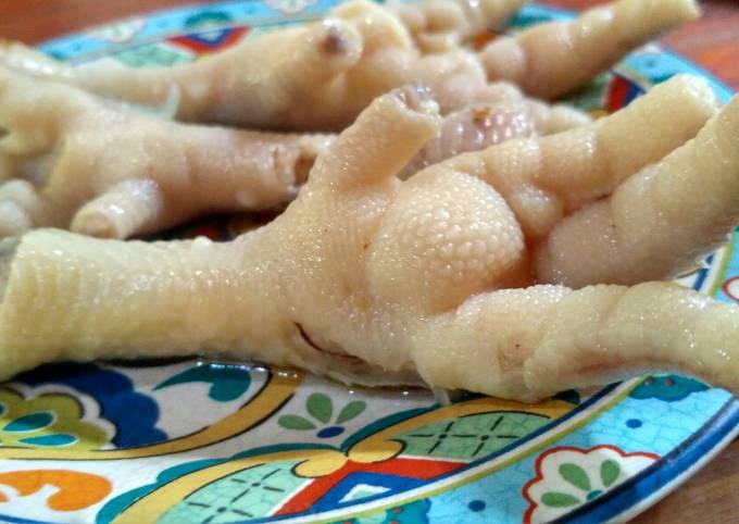 Resep Ceker Rebus Bawang Salam oleh Sherbethpanceey - Cookpad