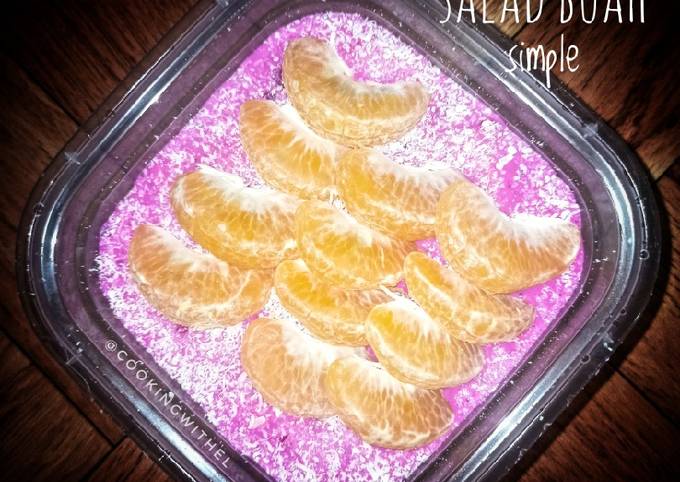 Resep Salad buah simple oleh Elitaprtm - Cookpad