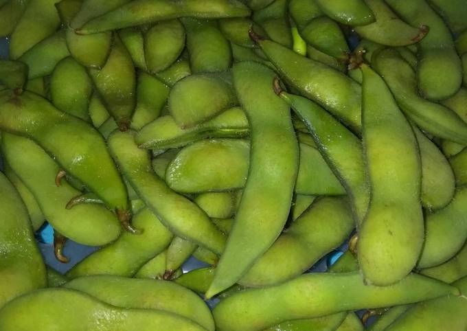 Resep Edamame Rebus Simple oleh Vidya Choi - Cookpad