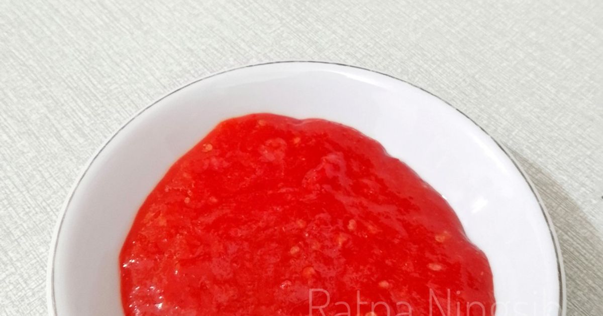 Resep Saos Cabe Homemade oleh Ratna Ningsih - Cookpad