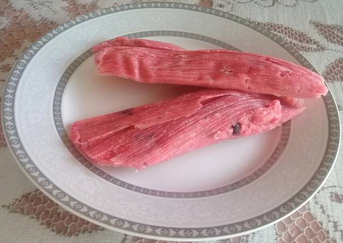 Tamales de dulce 🍬 Receta de Sofia Carolina Castillo Villafuerte.- Cookpad