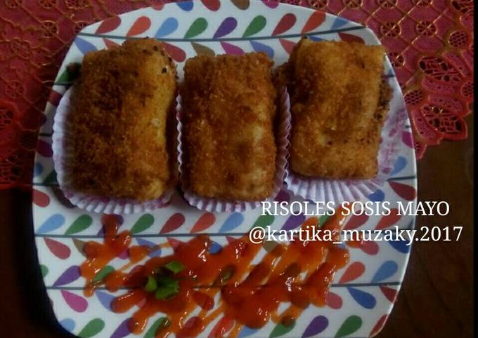 Resep 50. Risoles sosis mayo oleh Kartika Muzzaky - Cookpad