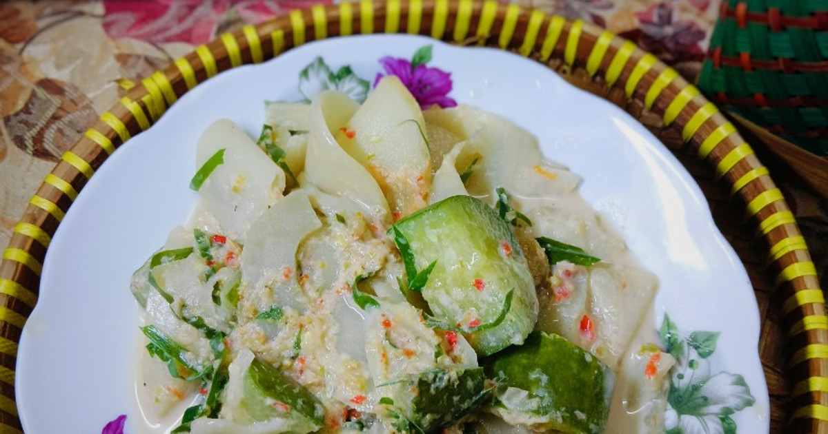 Resipi 25:9:24 Rebung & Timun Gulai Lemak Putih Pedas oleh Hani Shaimi ...