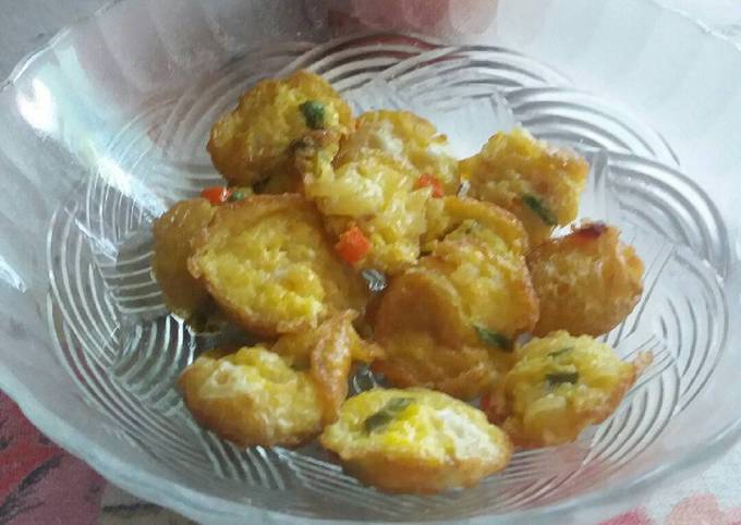 Resep Maklor gudas (makaroni telor gurih pedas) oleh Inne_sby - Cookpad