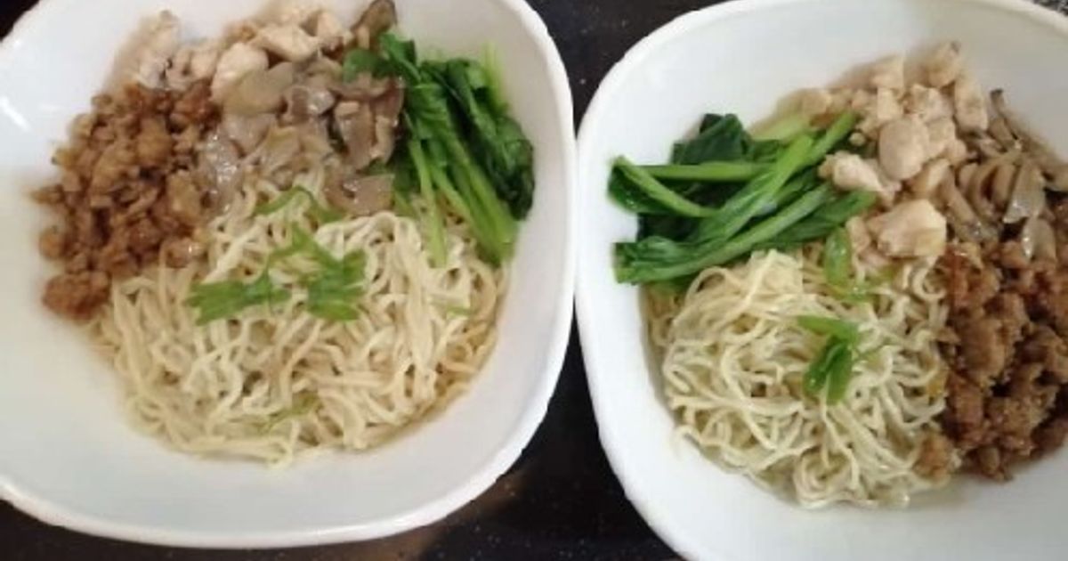 Resep Mie Ayam Babi Kecap Jamur Tumis oleh Linche Junus - Cookpad