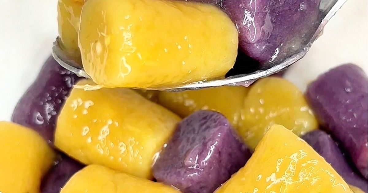 Qq地瓜圓｜兩樣材料・不用砂糖也超甜！附教學影片連結 食譜與作法 by kawapi - Cookpad
