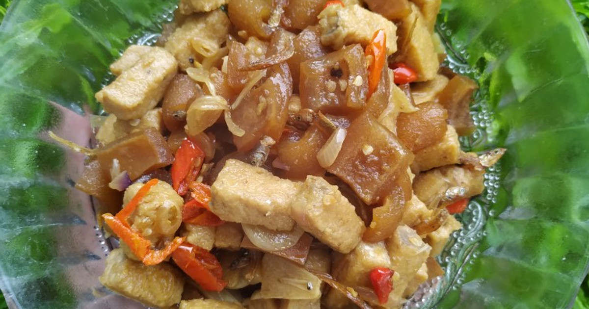 Resep Oseng Tempe Gembos (Menjes) + Cecek + Teri oleh Silvi Atgi ...