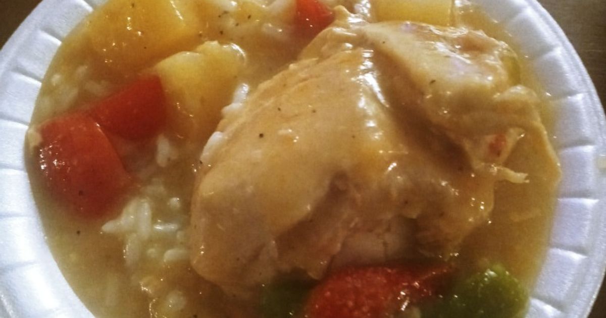 Crockpot Spicy Pineapple Rum Chicken Recipe By Pittbull Mom2014