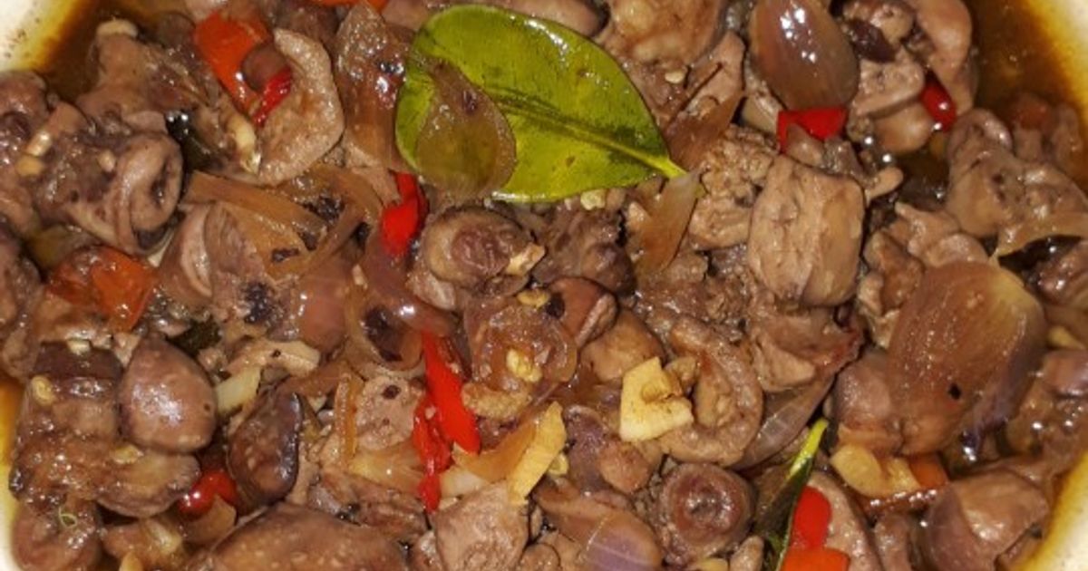 Resep Ati Ampela Asam Pedas oleh Marbellsgd - Cookpad