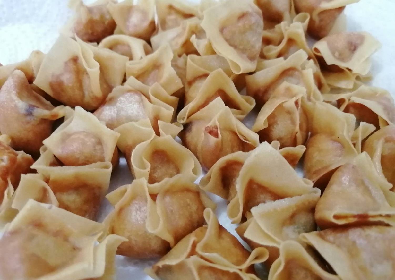 Resep Mini Wonton Goreng oleh Maria Yong - Cookpad