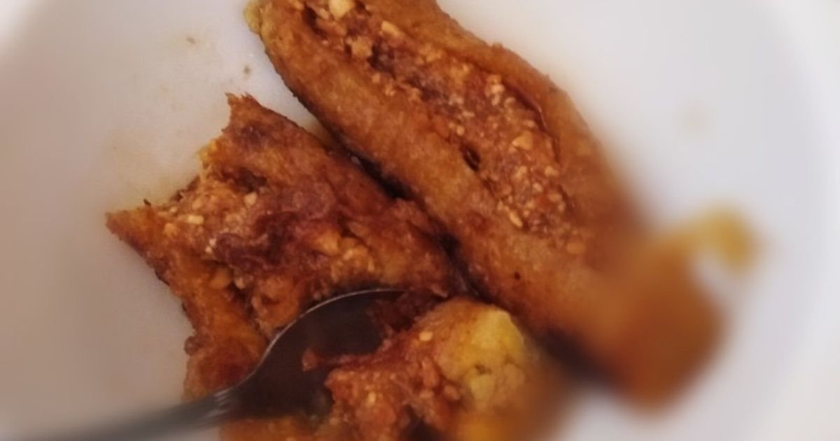 Resep Sanggara Balanda Alias Pisang Isi Kacang Siram Karamel oleh Dapur ...