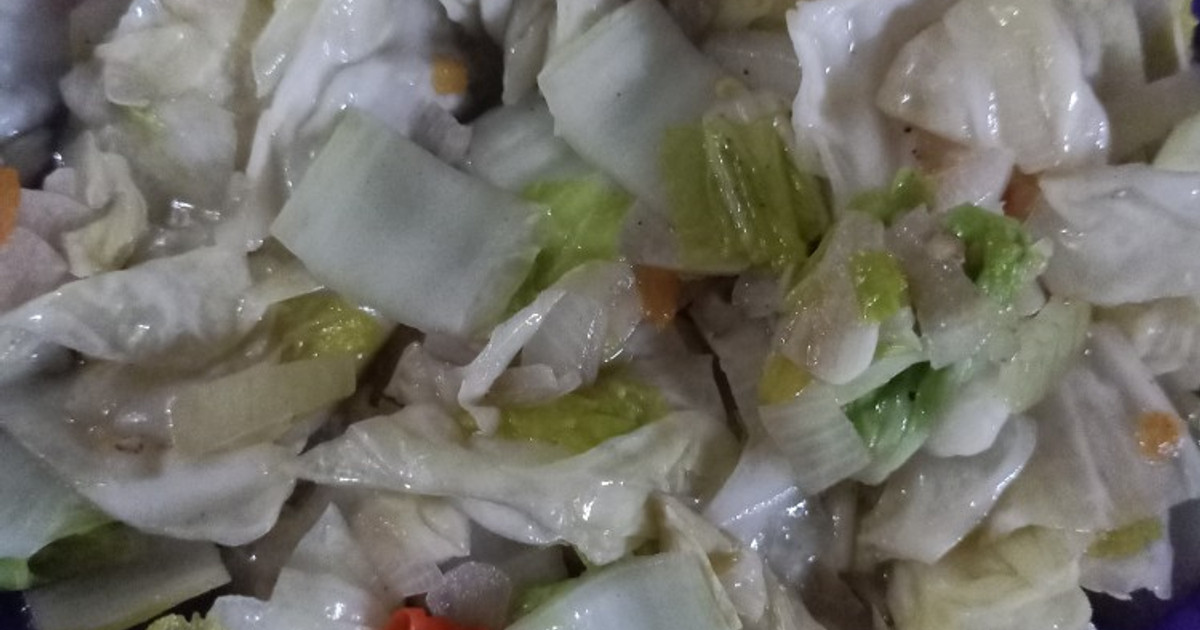 Resep Tumis Sawi Putih Dan Kol oleh Haifa - Cookpad