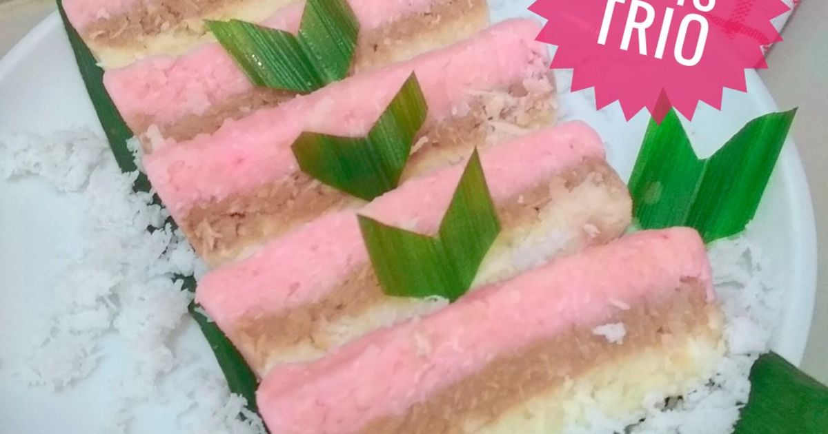 Resep Getuk Lapis Trio oleh Lusy Kitchen 👩‍🍳 - Cookpad