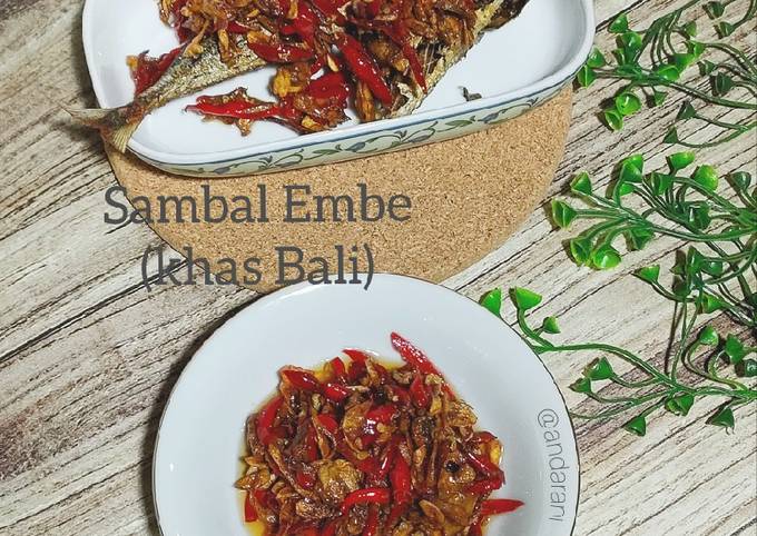 Resep Sambal Embe Khas Bali Oleh Andarani Cookpad