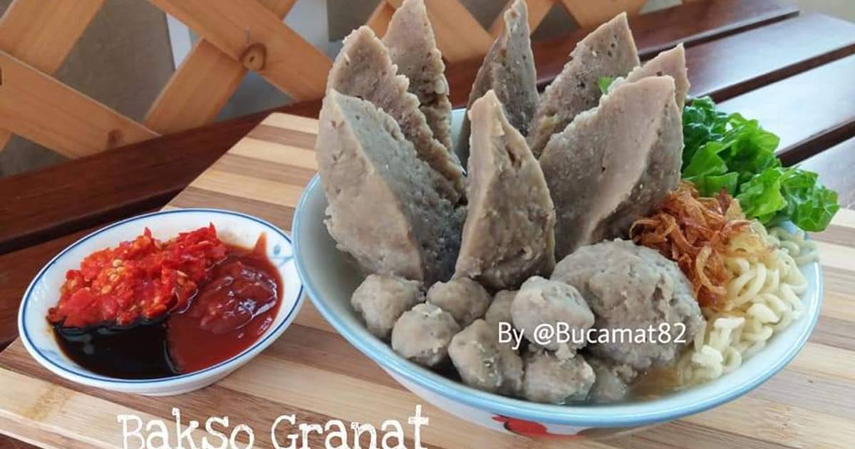 Resep Bakso Granat HomeMade oleh Bucamat82 Channel - Cookpad