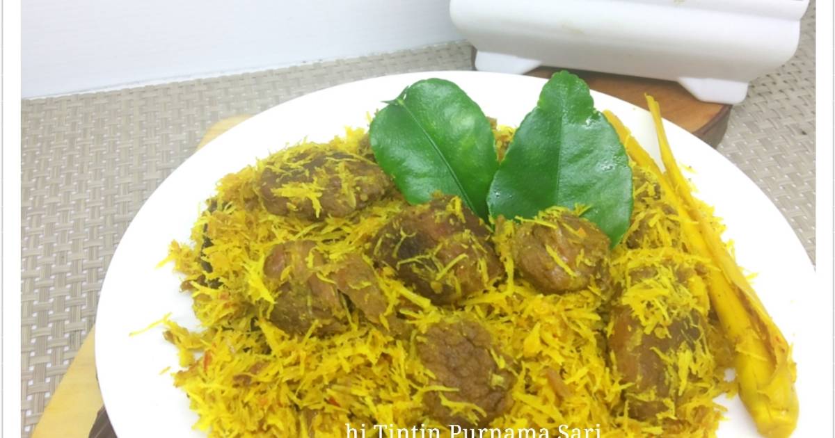 Resep Dendeng Ragi Serundeng Daging Sapi oleh Hj.Tintin Purnama Sari ...