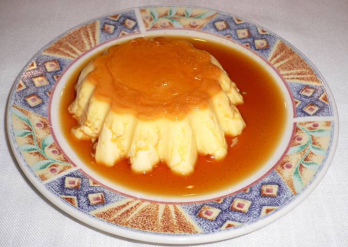 Flan de mango Receta de Rosa Angel- Cookpad