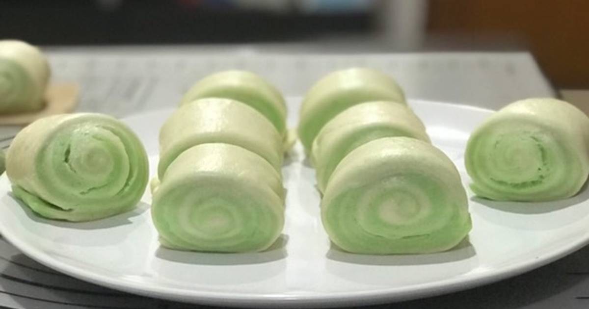 Resep Pandan Mantou oleh Beinzapetite - Cookpad