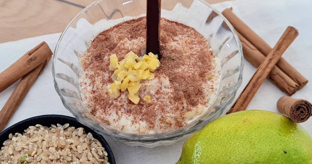 Arroz yamaní con leche sin azúcares ni edulcorantes agregados 🍚 Receta ...