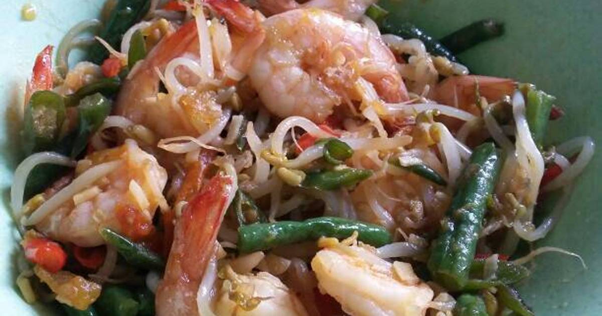 Resep Oseng toge with udang oleh Putri Mawar - Cookpad