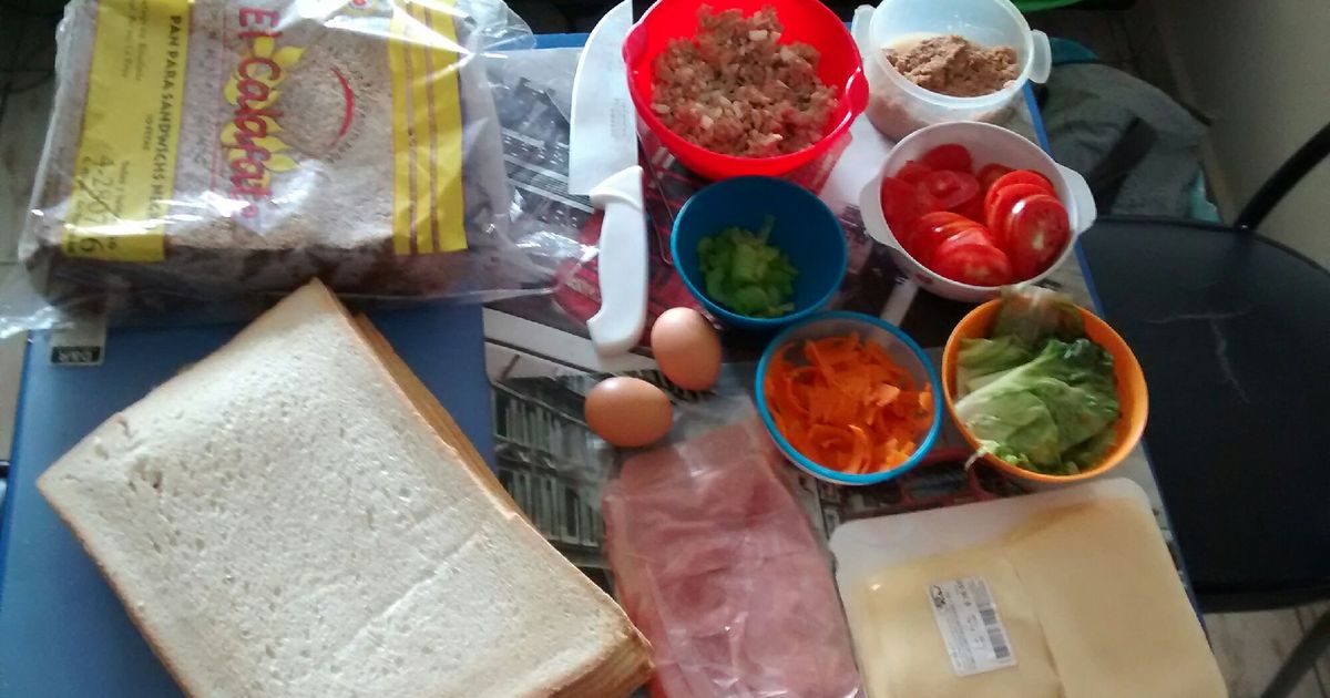 sandwich de atun y apio receta - 23 recetas caseras- Cookpad