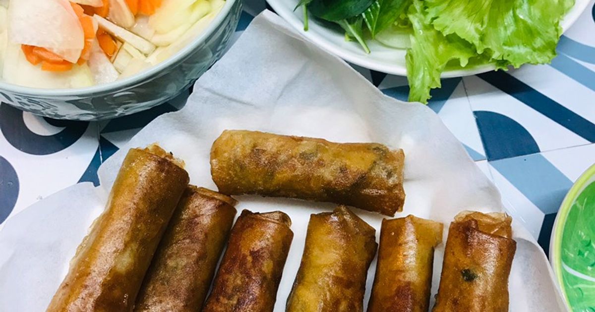 Fried Spring Rolls With Pickled Vegetables Recipe By Brittany Lee