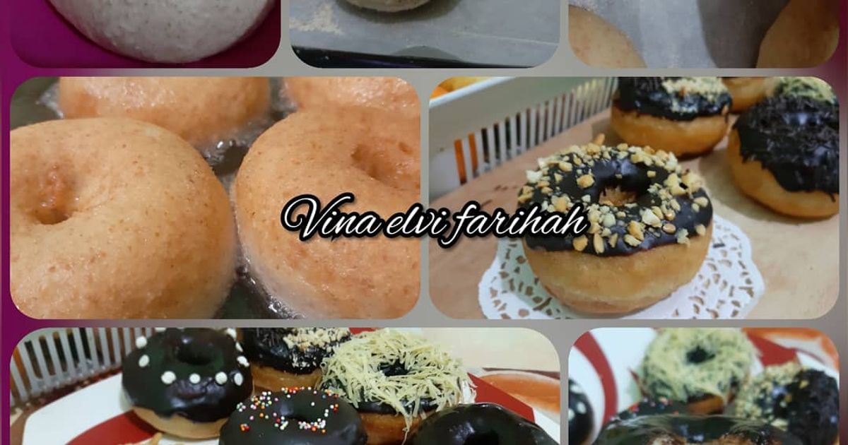 Resep Donat Gandum & Ubi Jalar Empuk oleh Vina Elvi Farihah - Cookpad