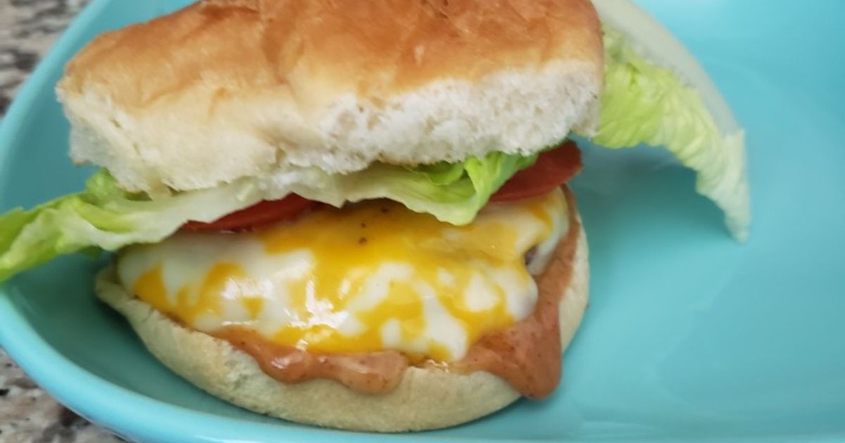 Burger Sandwich 🍔 Recipe By Saba