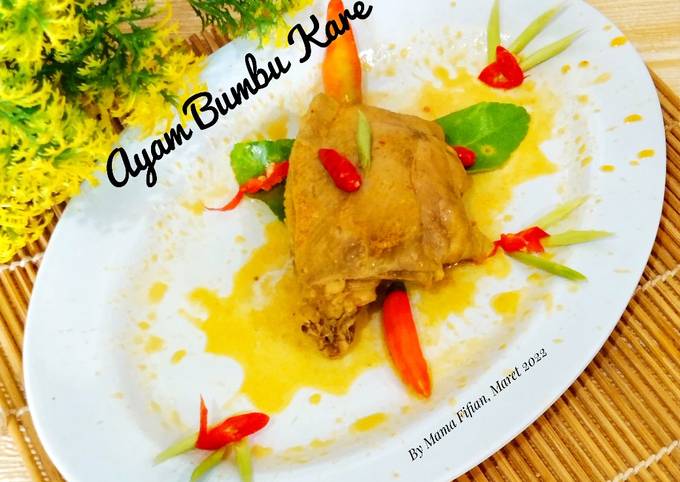 Resep Ayam Bumbu Kare oleh Lanjarsih/Mama Fifian ( MasakanRumahan ...