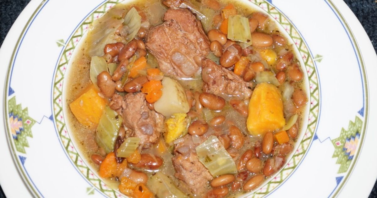 Stewed Pinto Beans With Pork Ribs, Jon Style Recipe By Jon Michelena