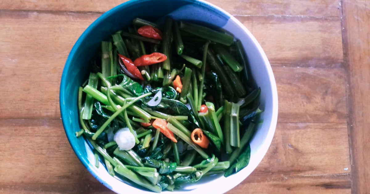 Resep Oseng Tumis Kangkung oleh Weni Aspita Sari - Cookpad