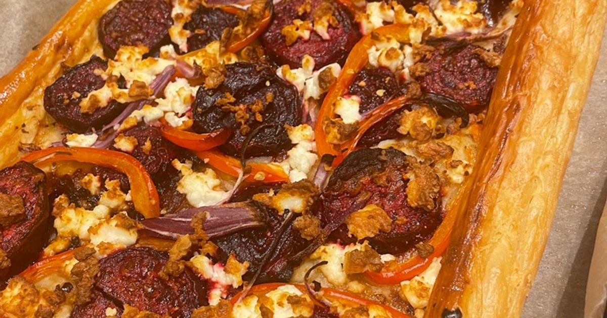 Beetroot And Feta Tart Recipe by Kate Carless - Cookpad
