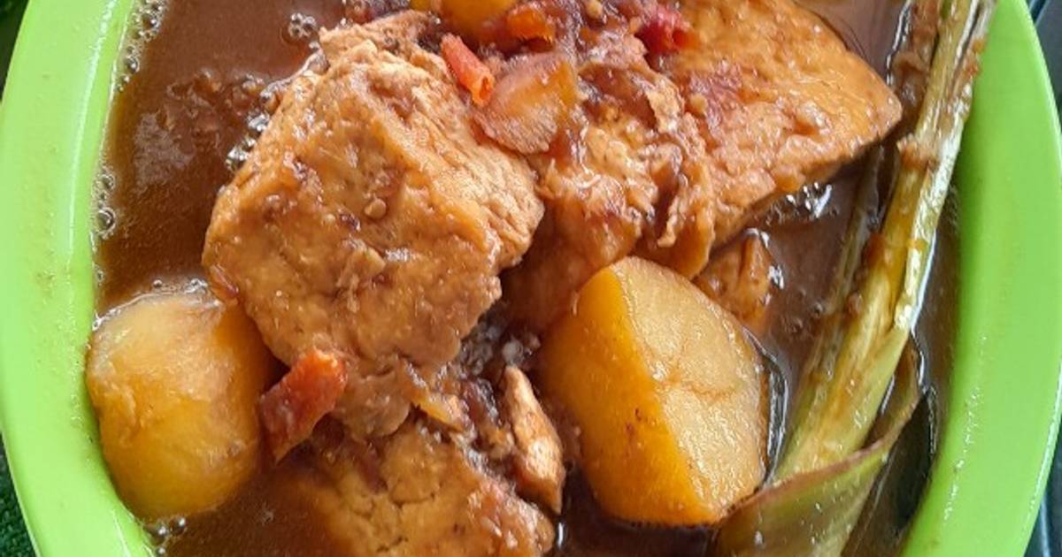 Resep Semur Tahu Kentang oleh Luckylaku Kitchen - Cookpad