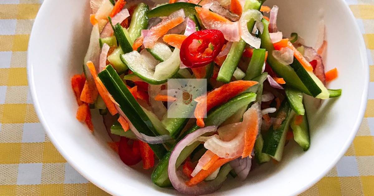 Resipi Jelatah Timun & Lobak Merah 🥒🥕 oleh Nurul Kefftya - Cookpad