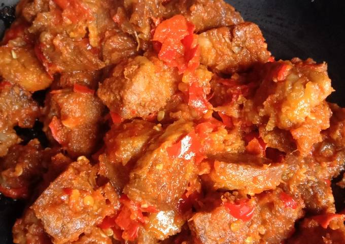 Resep Dendeng Sapi Balado oleh anindiah apriza - Cookpad