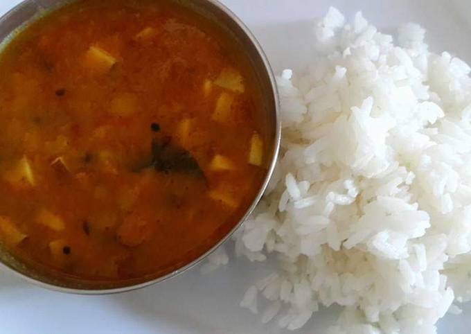 Sambar dal for Rice Recipe by Kumkum Chatterjee - Cookpad