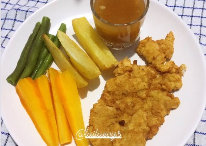 Resep Steak Ayam Crispy Oleh Lailaevy S Cookpad
