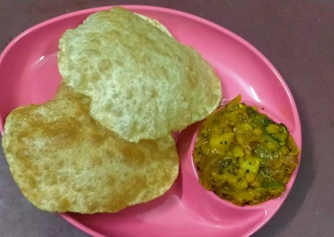 Poori with Potato Masala Recipe by Swaminathan - Cookpad