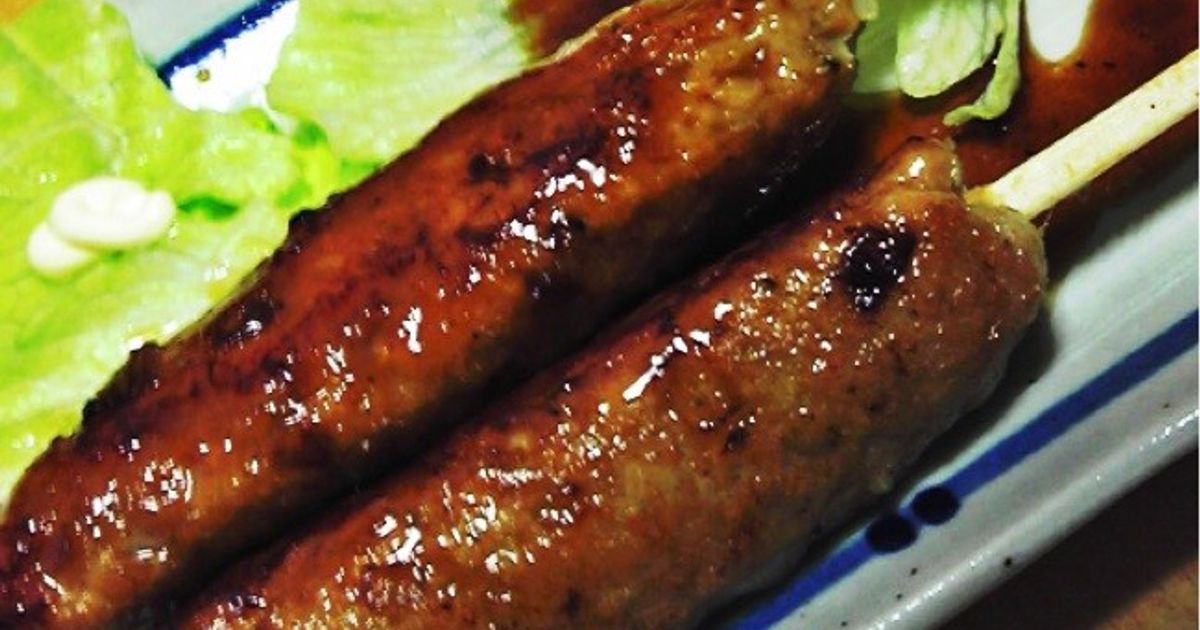 Skillet Teriyaki Chicken Tsukune With Chopsticks Recipe By まゆpiyo