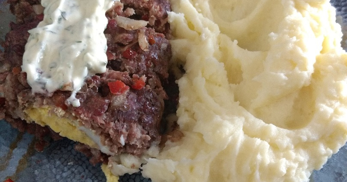 Pan De Carne Con Puré Súper Económico Receta de Noelia Zalazar