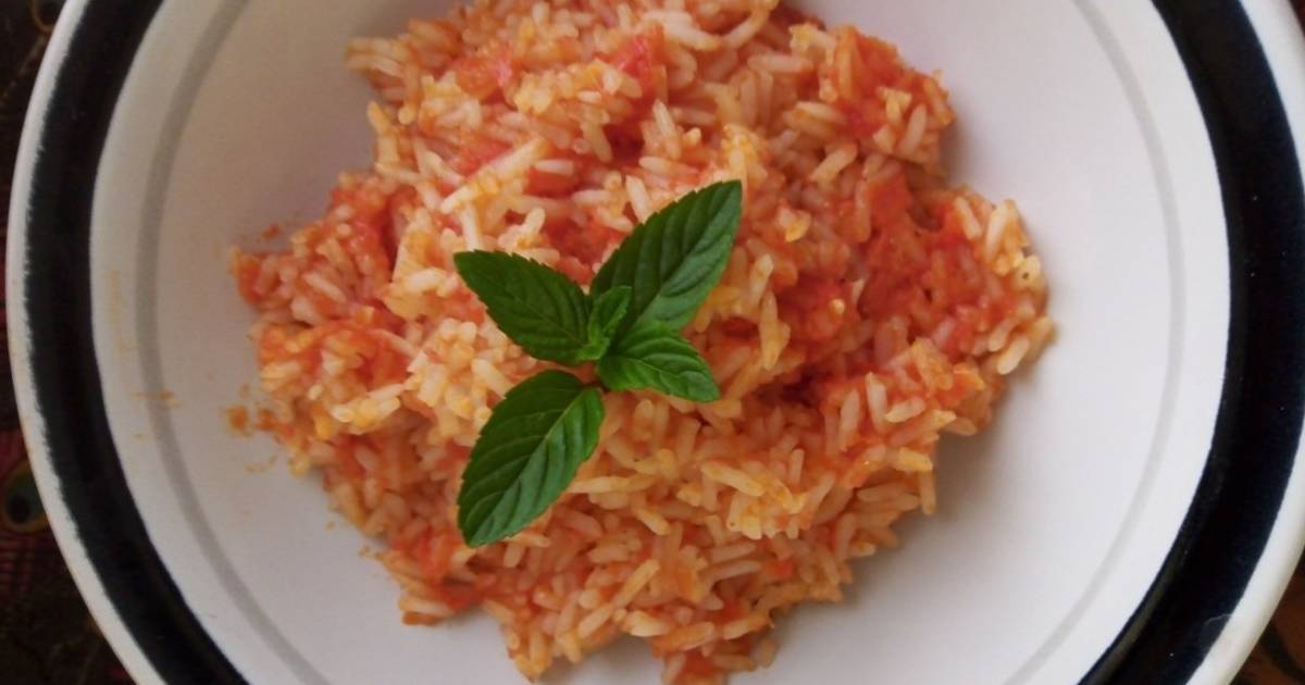 Arroz rojo Receta de Adriana Matías- Cookpad
