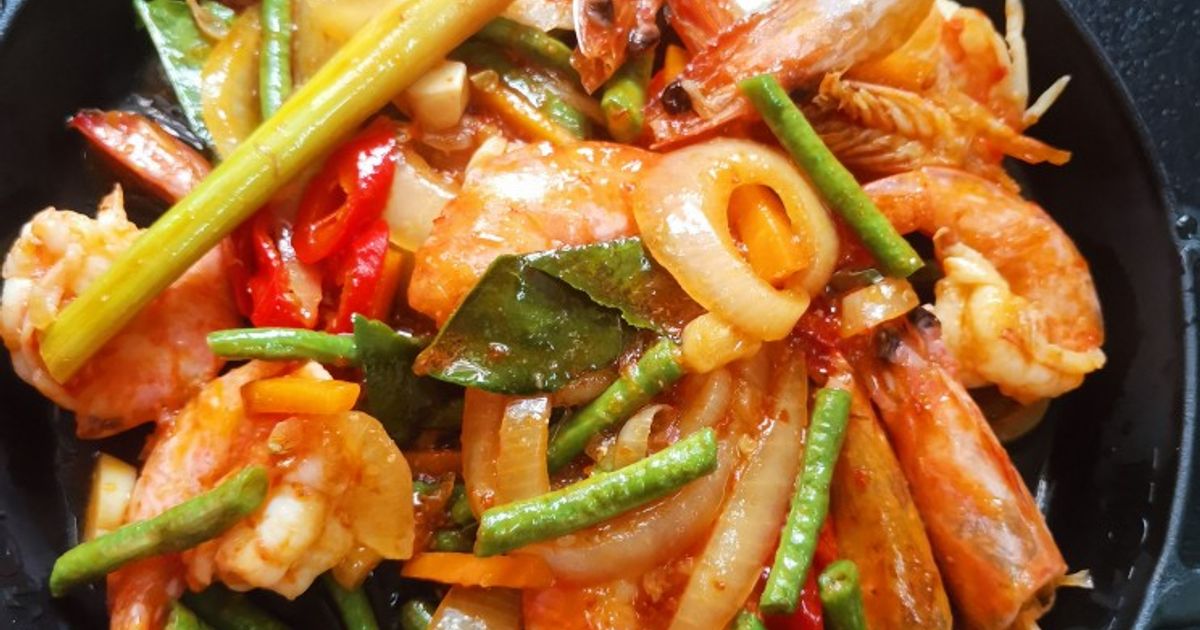 Resipi Udang Masak Paprik oleh Jue Oh Jue - Cookpad
