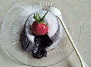 Resep choco lava cake coklat lumer ala restoran