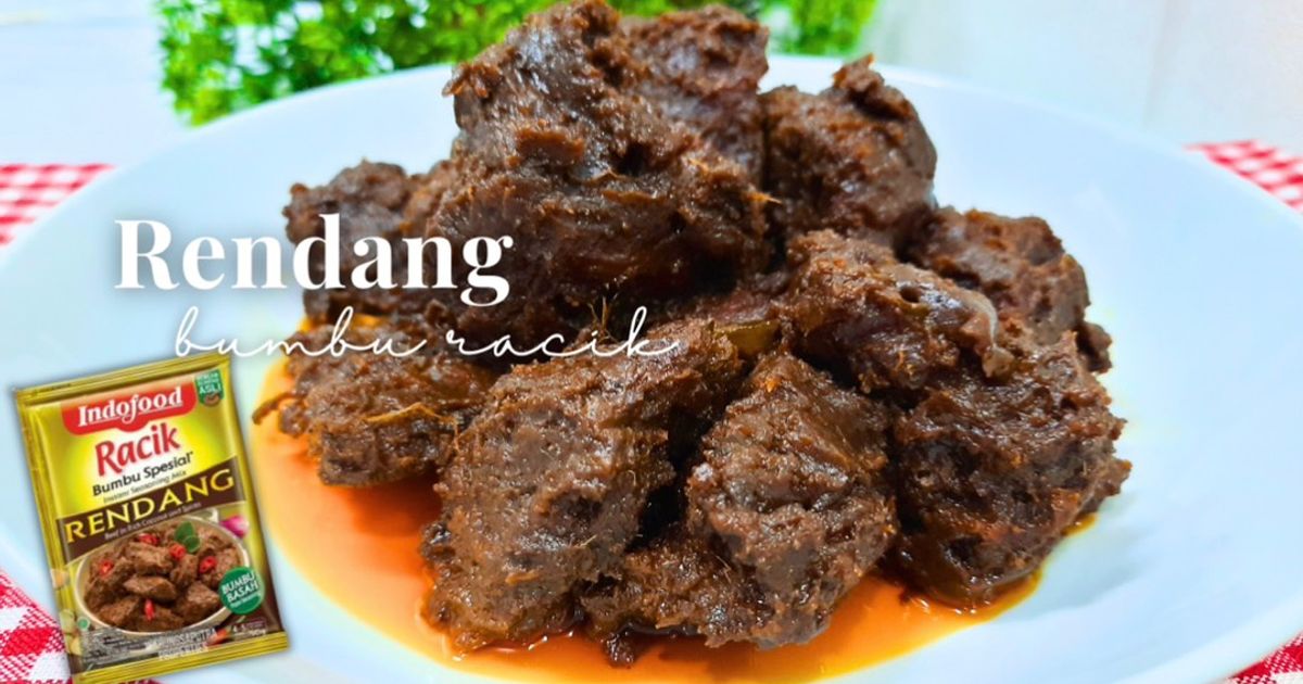 Resep Cara Masak Rendang Dengan Bumbu Racik Rendang Indofood oleh Ibu ...