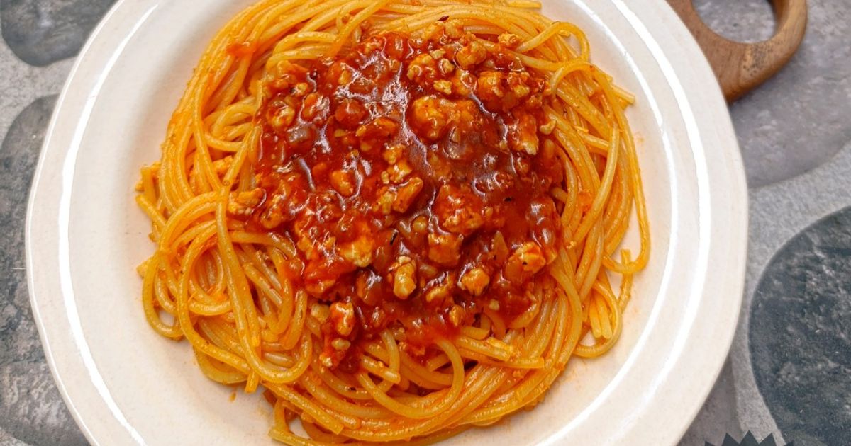 Resep spaghetti bolognese ayam cincang rumahan enak dan mudah - Cookpad