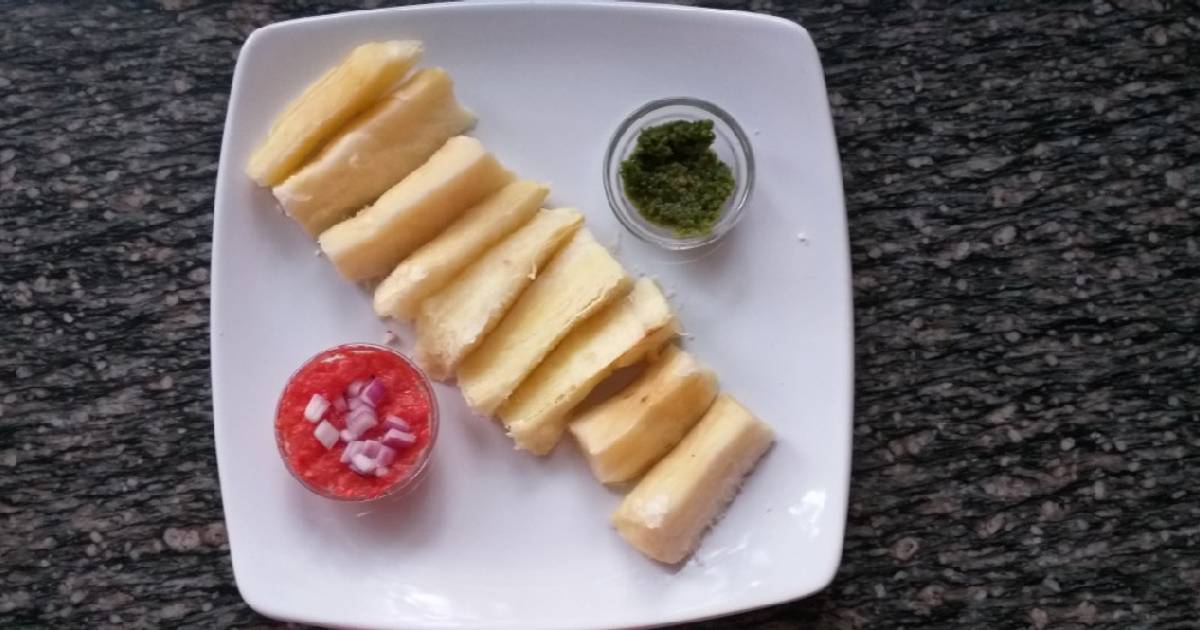 Boiled Cassava Chipsboiled Or Steamed Snacks Challenge Recipe By Navinder Kaur Cookpad