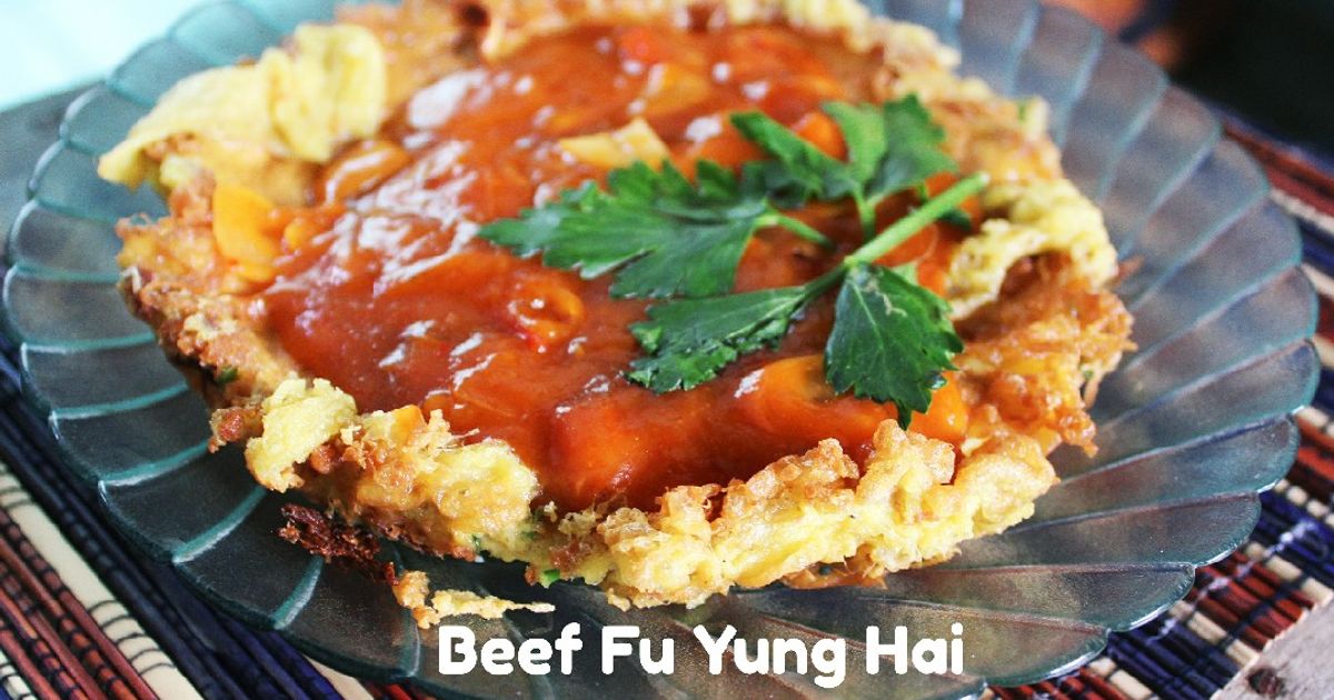 Resep 91. Beef Fu Yung Hai oleh Agnita - Cookpad