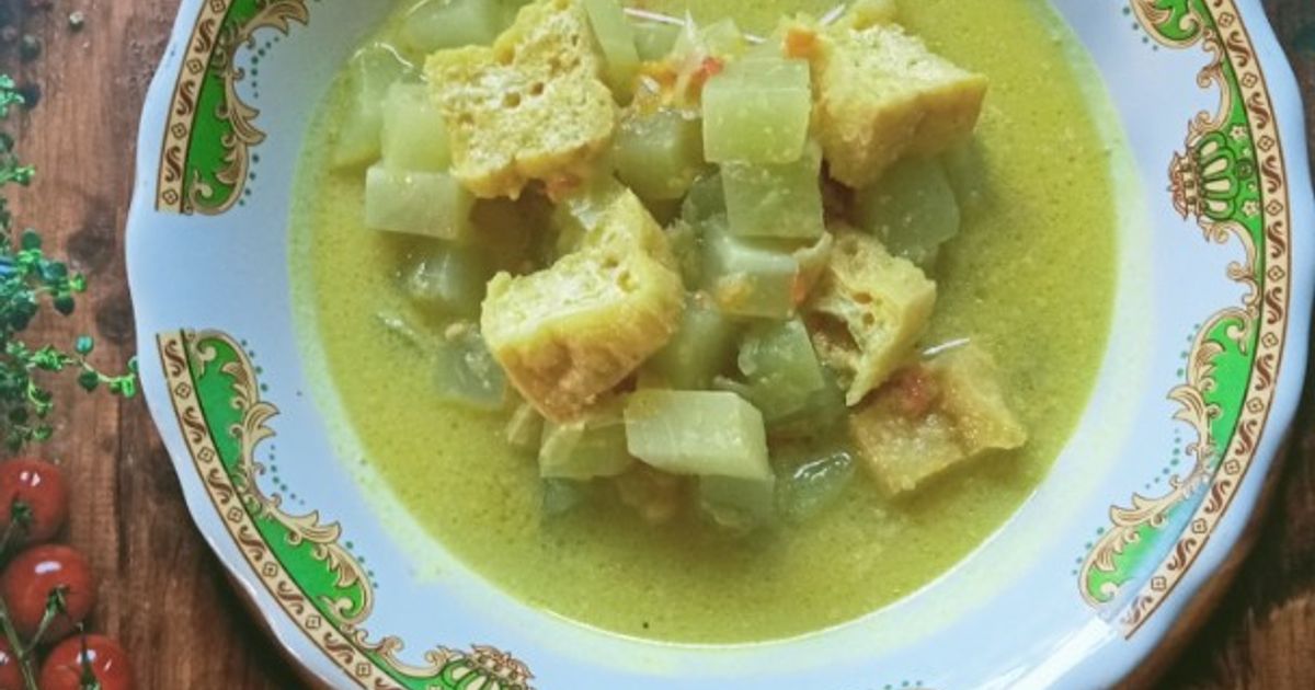 Resep Sayur Lodeh Labu Siam & Tahu oleh Zalfaa' Kitchen - Cookpad