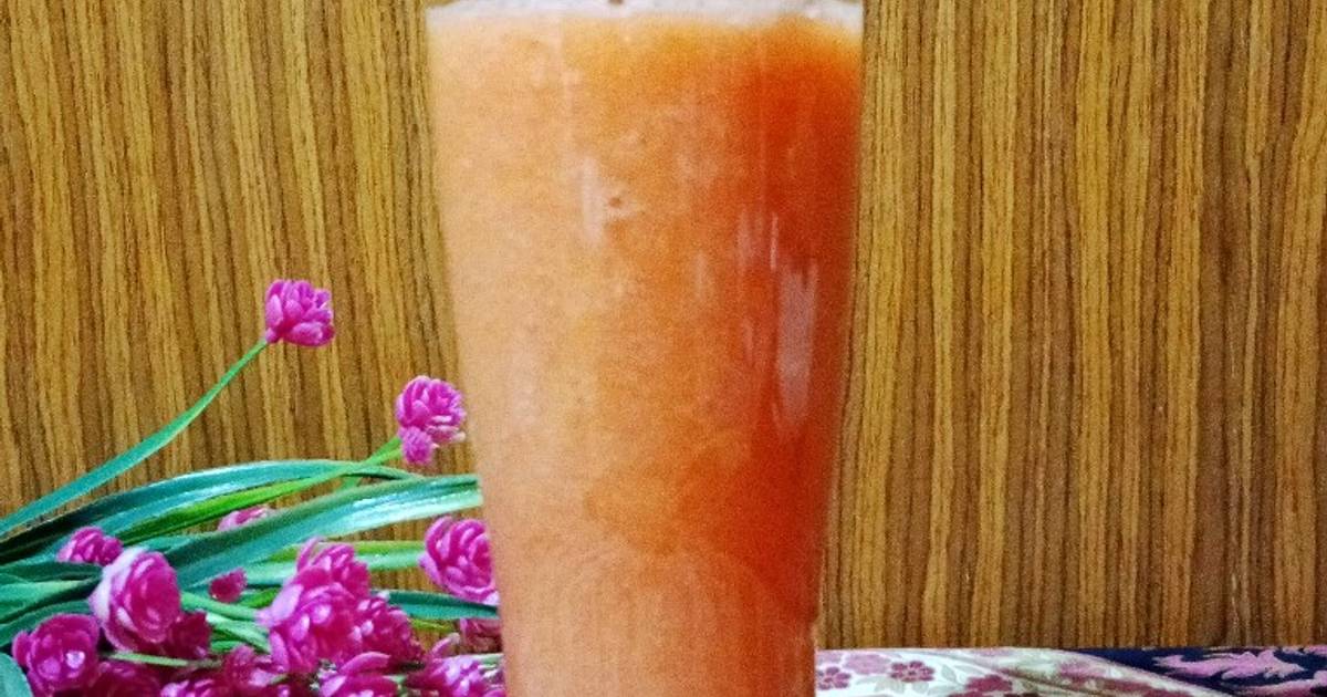 12 resep jus nanas pear wortel enak dan mudah - Cookpad