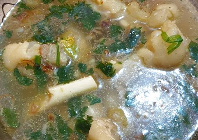 Resep Sup bening Kaki Sapi oleh Siska Fc - Cookpad